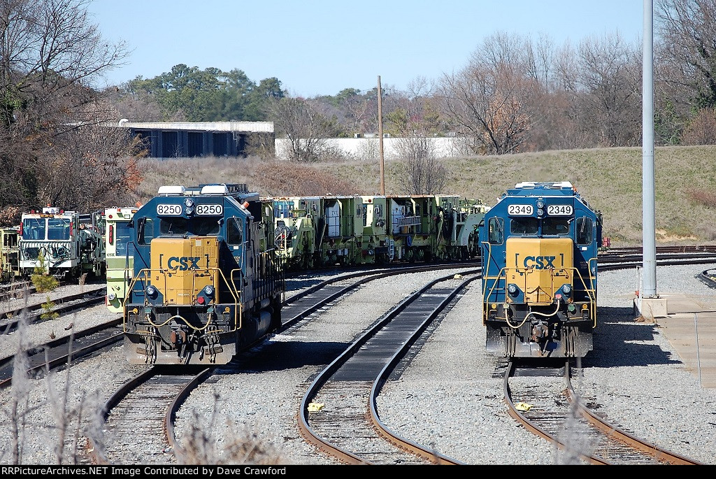 CSX 8250 and 2349
